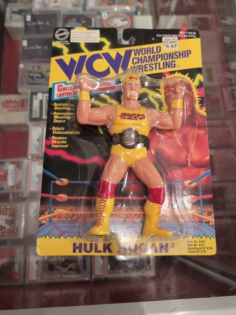 HULK HOGAN WCW WWF Collectible Wrestlers MOSC Toymakers 1994 Signed ...