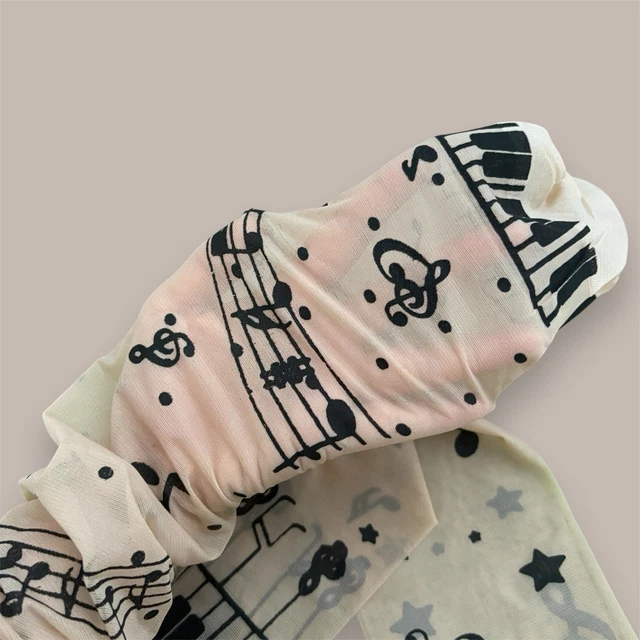 SKIN TONE BEIGE musical note 🎵 tights stockings (Brand new) $14.00 ...