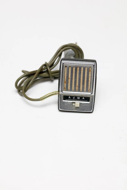 AIWA MICROPHONE MIC Japan Antiguo Microphone Microfono OLD Retro ...