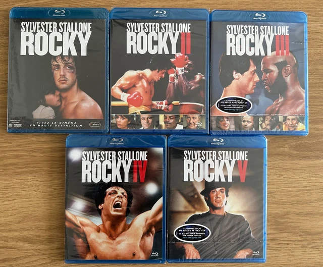 ROCKY 1 À 5 (Sylvester Stallone) - Blu-ray NEUF EUR 14,90 - PicClick FR
