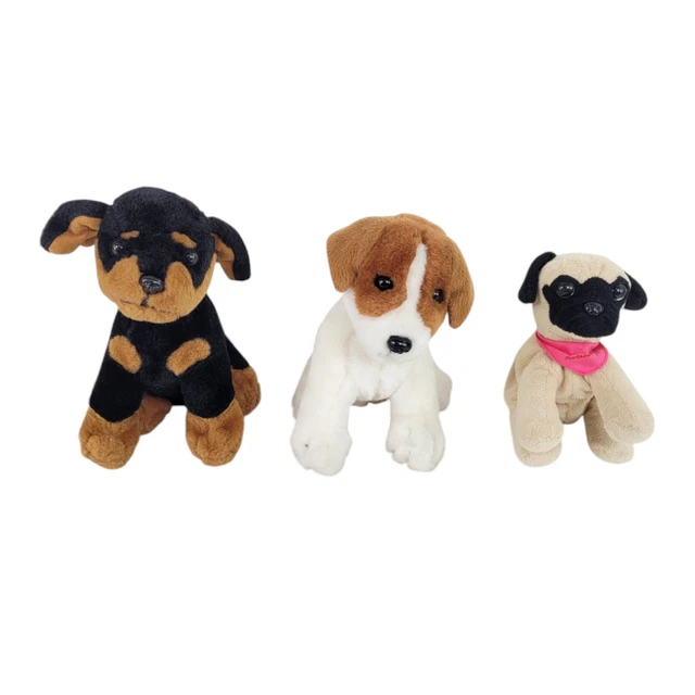 NINTENDOGS PLUSHIES WITH Moving Heads and Soft Plush Beanie Bundle ...