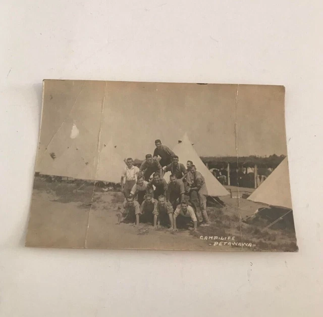 WW1 CANADIAN ARMY Garrison Petawawa Ontario Base Camp 1915 Photo CFB ...