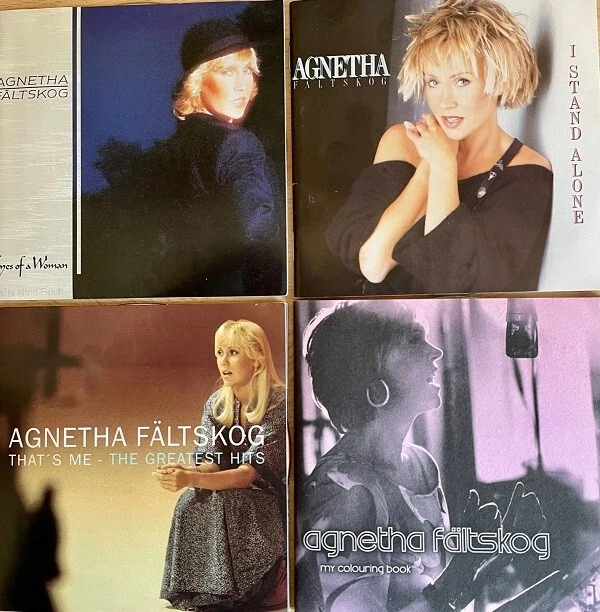 4 CD AGNETHA Fältskog (ABBA) BACKSIDES MISSING - I stand alone eyes of ...