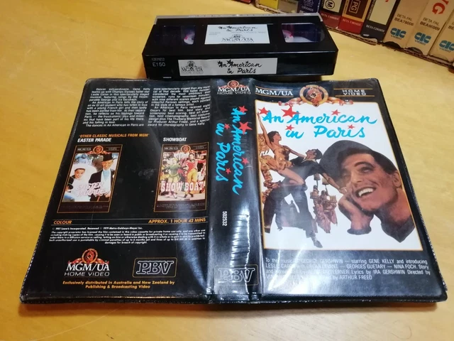 AN AMERICAN IN PARIS - RARE 1979 Australian PBV MGM/UA Home Video 1st ...