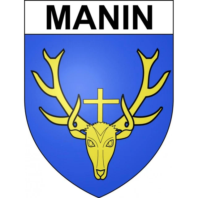 MANIN 62 VILLE sticker blason écusson autocollant adhésif EUR 6,99 - PicClick FR