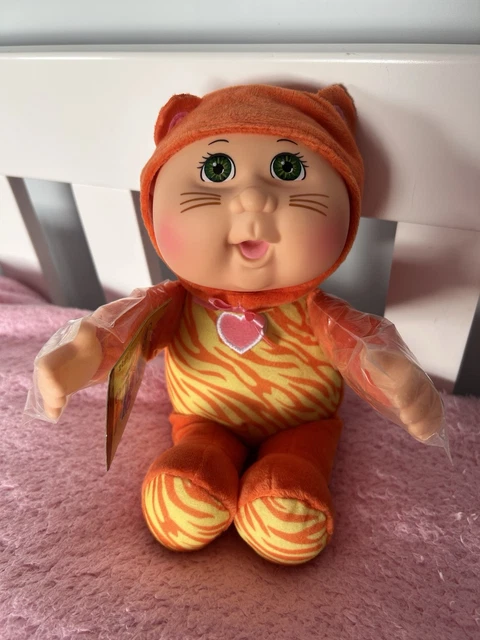 CABBAGE PATCH KIDS Tiger Doll Soft Body Hard Hands & Head 10" Tall ...
