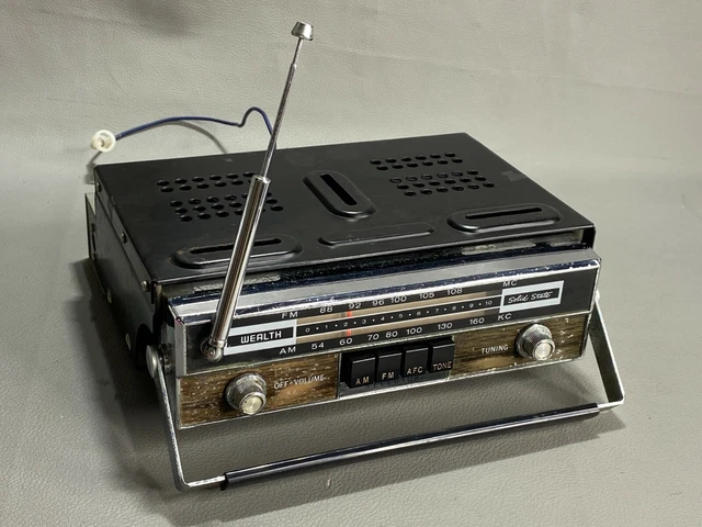 VINTAGE 1960S 'WEALTH' Solid State Car Radio/Head Unit - Falcon Ford ...
