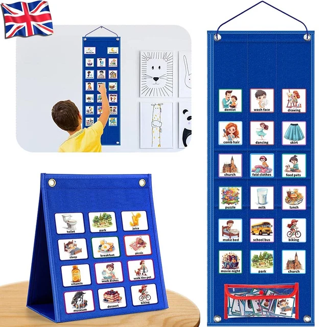 VISUAL TIMETABLE FOR Kids Visual Schedule Routine Planner for Children ...