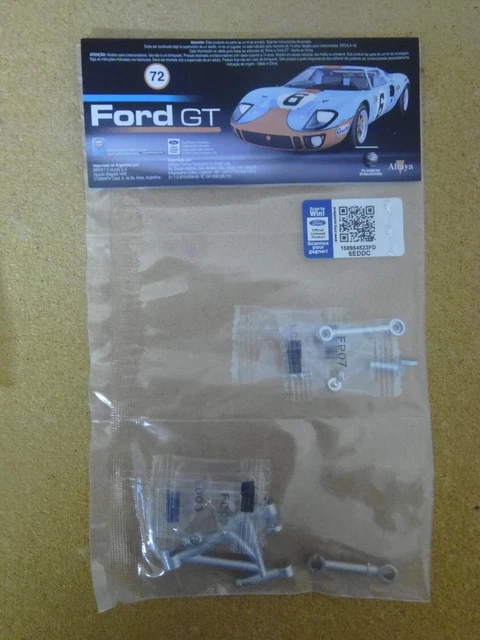 1/8 SCALE DEAGOSTINI Build Your Own The Ford Gt40 Car Part 72 £20.00 - PicClick UK