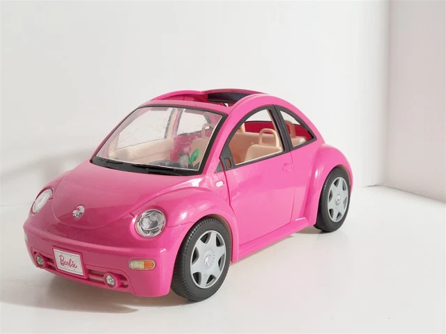 BARBIE VW VOLKSWAGEN Beetle Bug Hot Pink Car Mattel 2000 #3 £28.14 ...