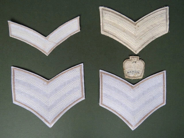 BRITISH ARMY TROPICAL Dress Rank's LCpl, Corporal, Sergeant & Staff ...