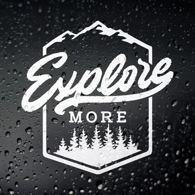 EXPLORE MORE CAMPER Van Sticker, Caravan Motorhome Campervan Vanlife ...