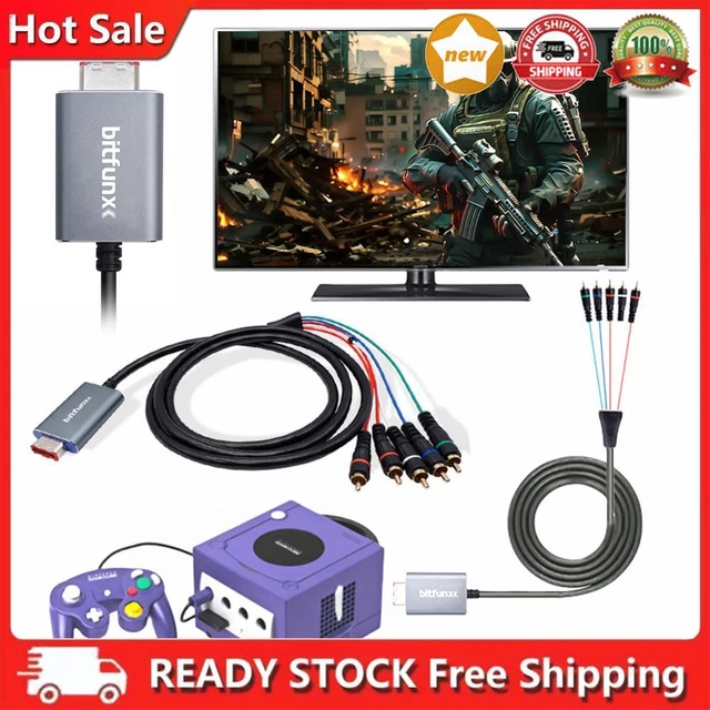 COMPONENT CABLE 5RCA Audio Video YPbPr Component Adapter Component ...