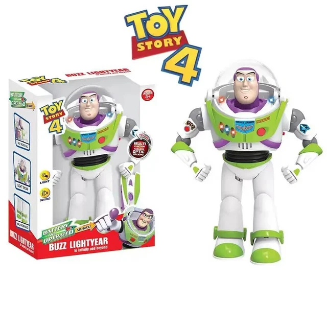 DISNEY PIXAR TOY Story Interactive Buzz Lightyear Action Figure Working ...
