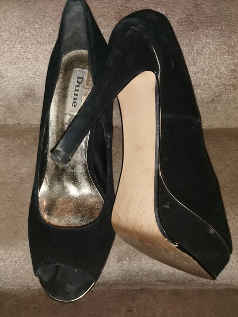 LADIES USED BLACK Stilleto High Heels Uk 7 Good Condition £20.00 ...