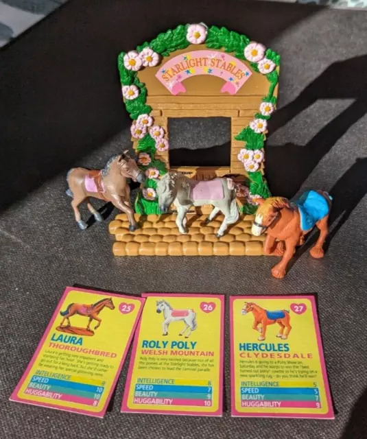 VINTAGE MEG PONY In My Pocket Love 'n' Sparkle Stable set with ponies ...