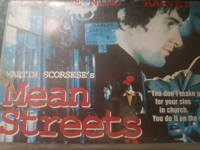 MEAN STREETS VHS PAL video (Scorsese, De Niro, Keitel) £1.00 - PicClick UK