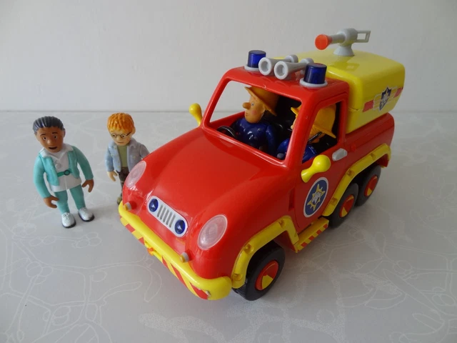 FIREMAN SAM FRICTION Motor VENUS Emergency Rescue Tender with sound ...
