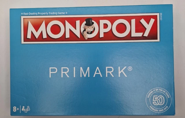 MONOPOLY PRIMARK EDITION - New Open Box, Sealed Contents - Hasbro £12. ...