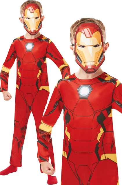 IRON MAN GARÇONS Costume Luxe Déguisement Officiel Costume Enfants Âge ...