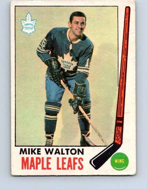 VINTAGE HOCKEY CARD Opc 1969 Toronto Maple Leafs Mike Walton No116 $4. ...