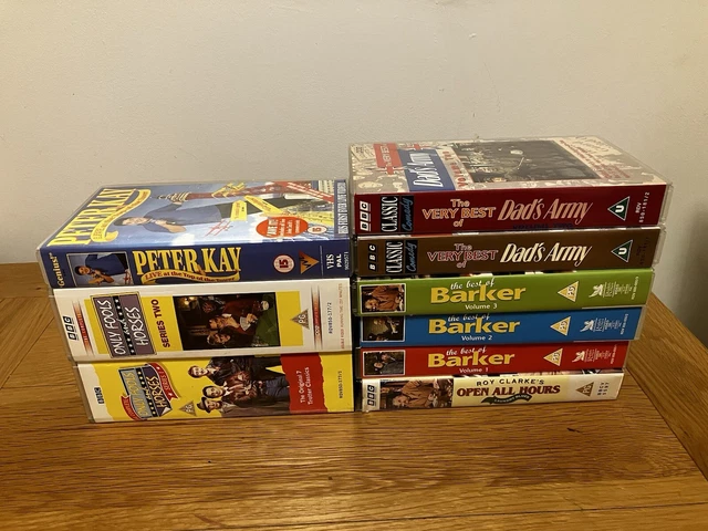 VHS CLASSIC COMEDY bundle (Only Fools and Horses, Dad’s Army and Open ...