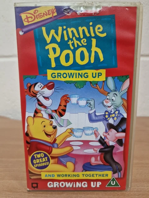 WINNIE THE POOH Growing Up & Working Together Pal Vhs Video Kids Disney ...