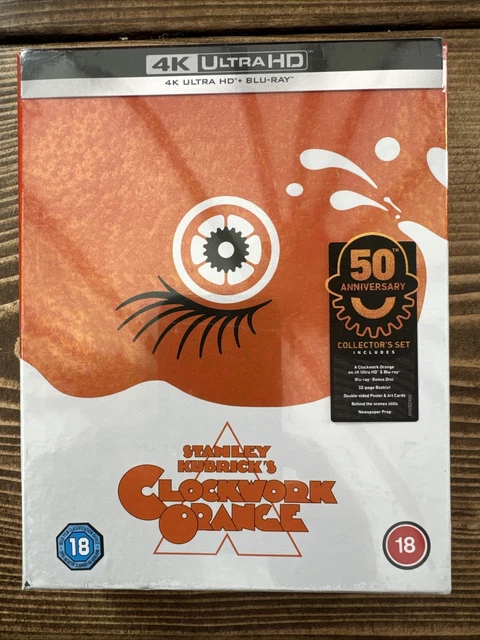 A CLOCKWORK ORANGE 4K UHD Blu-ray 50th Anniversary Collector's Edition NEW 2021 EUR 76,40 ...