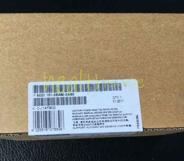 NEW ONE SIEMENS interface module 6ES7 151-3BA60-0AB0 £502.04 - PicClick UK