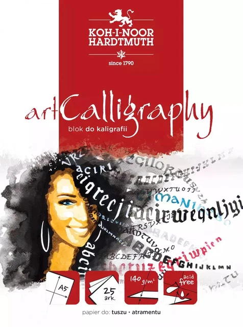 BLOK DO KALIGRAFII artcalligraphy A5 25K 140G. Koh-I-Noor £5.00 ...