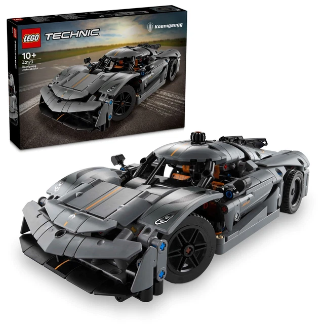 LEGO TECHNIC: KOENIGSEGG Jesko Absolut Gray Hypercar (42173) £46.99 ...