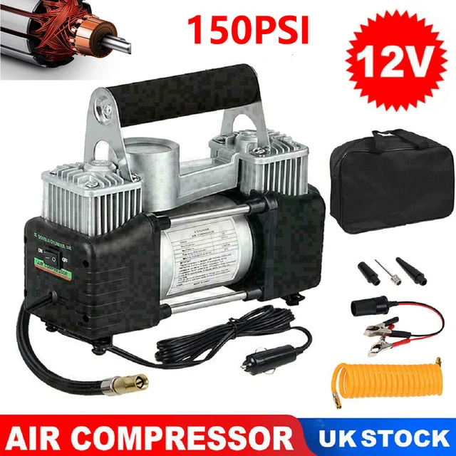 VAN 4X4 SUV Bus Heavy Duty 150psi 12v Hi Speed Air Compressor Tire ...