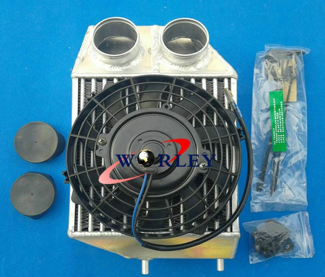 5& SIDE MOUNT Aluminum intercooler+fan for Renault 5 R5 GT turbo super ...