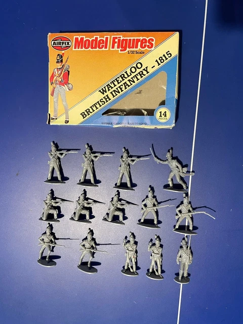 AIRFIX TOY SOLDIERS Boxed set of Waterloo / Napoleonic British Infantry ...