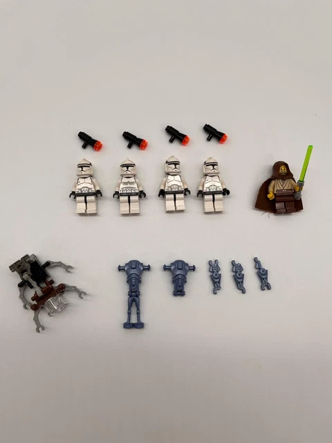 LEGO STAR WARS Figurines 7163 Gunship Jedi Bob, sw0058, sw0063, sw0056 ...
