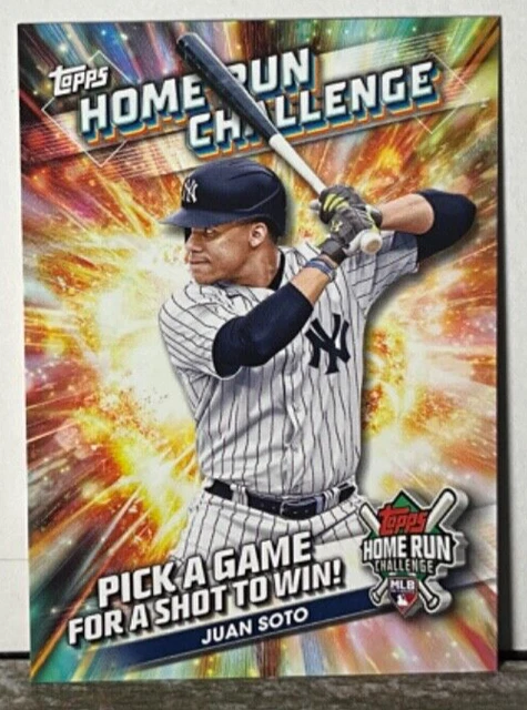 CARTA 2024 TOPPS Home Run Challenge Juan Soto New York Yankees HRC-20 senza graffi EUR 0,23 ...