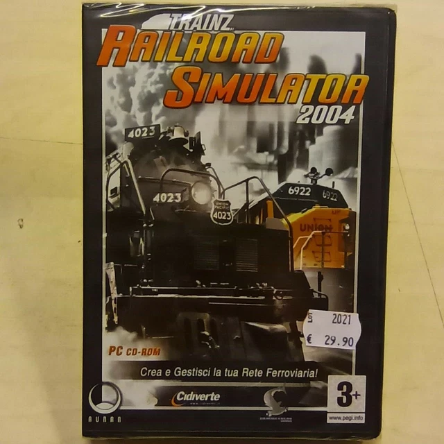 2004 TRAINZ RAILROAD Simulator Video Game PC Windows XP CD/DVD Rom ...