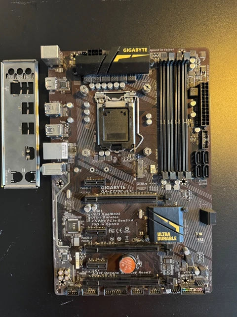 GIGABYTE GA-Z270P-D3 SOCKET LGA1151 DDR4 M.2 ATX Motherboard £52.72 - PicClick UK