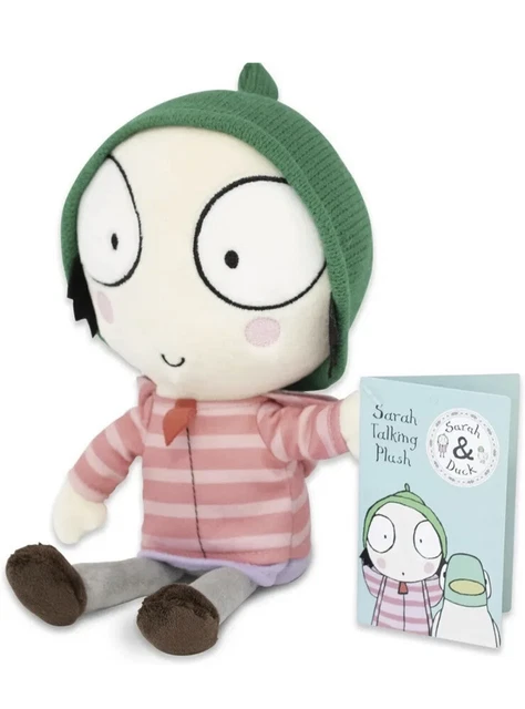 CBEEBIES SARAH AND Duck Talking Soft Plush Toy 10"FREE FAST POSTAGE ...