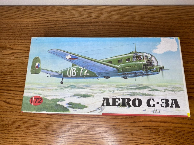 1/72 SCALE KP Plastikovy, Aero C-3A Airplane Model Kit Open Box $16.00 ...
