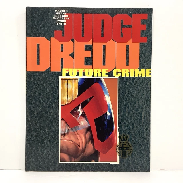 JUDGE DREDD FUTURE Crime Definitive Edition 2000 AD Softcover Graphic ...