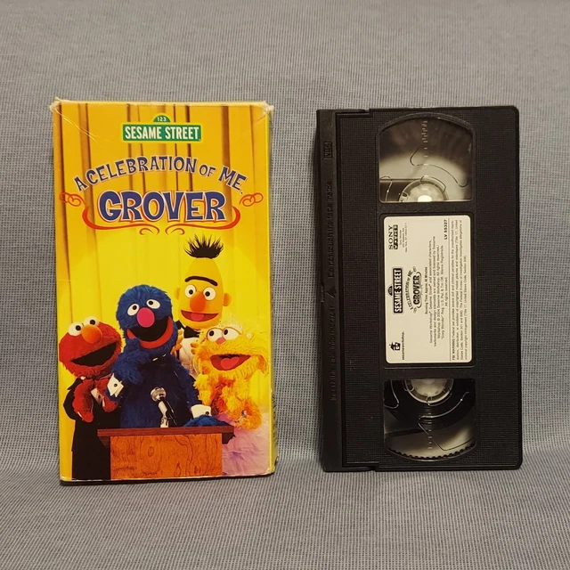 SESAME STREET: A Celebration of Me Grover VHS (Sony Wonder) (2004) Late ...