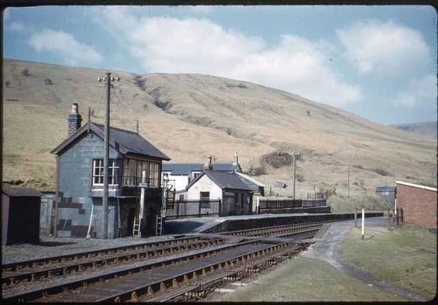 ORIGINAL RAILWAY COLOUR Slide Torpantau Station Brecon & Merthyr 1962 £ ...