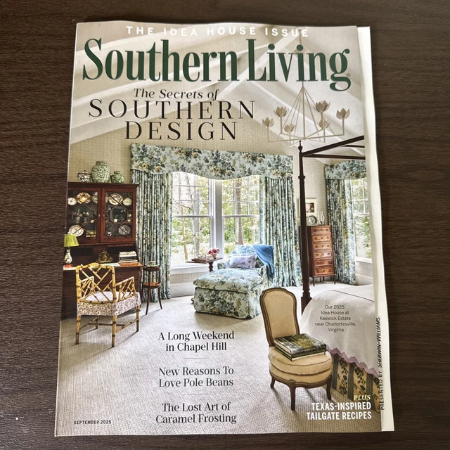 SOUTHERN LIVING MAGAZINE September 2025 The Idea House Issue Free ...