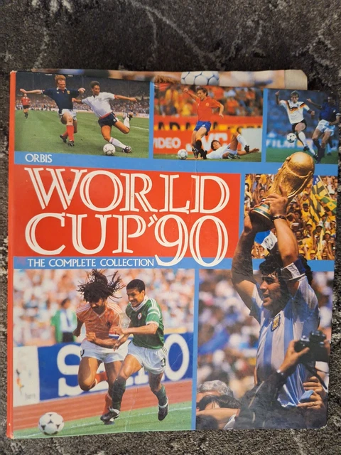VINTAGE ORBIS WORLD Cup 1990 The Complete Collection Binder Set Album ...
