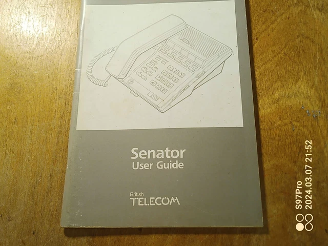 BRITISH TELECOM SENATOR & AMBASSADOR User's Guide Back To back (Used ...