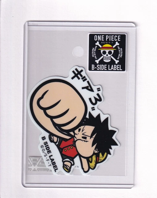 ONE PIECE LUFFY Gear 2 B-SIDE LABEL Sticker Vol. Gear UV & Water ...