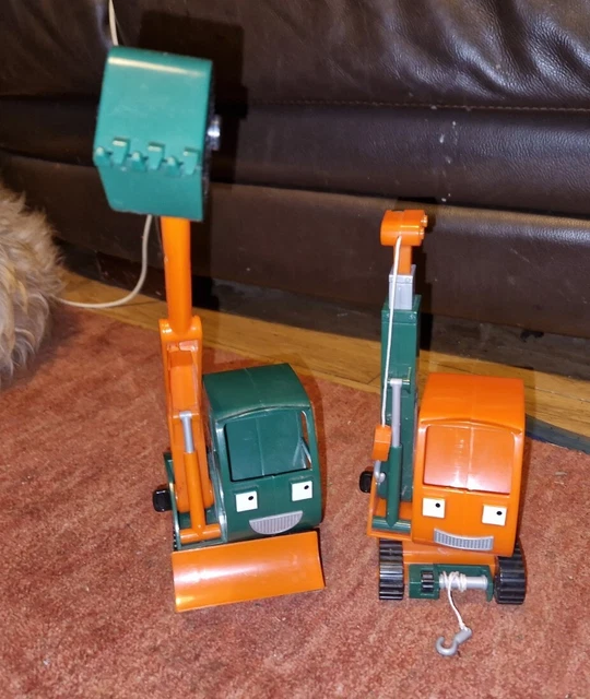 RARE BOB THE Builder GRABBER & GRIPPER Friction Construction Toys £18. ...
