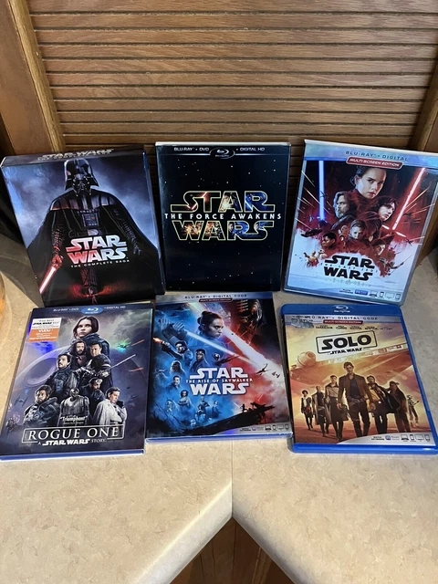 STAR WARS: THE Complete Saga (Blu-ray Disc, 2011) Star Wars Lot $8.99 ...