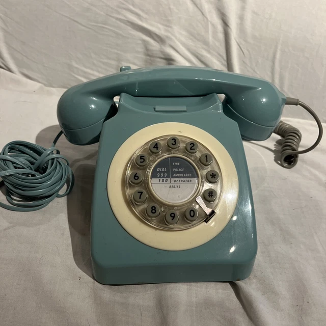 VINTAGE PUSH BUTTON telephone £21.52 - PicClick UK